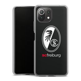 DeinDesign Xiaomi Mi 11 Lite 5G NE Handy Silikon H&uuml;lle Case transparent Handyh&uuml;lle Sc Freiburg Official Licensed Product Coat Of Arms Silikon Case