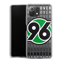 DeinDesign Xiaomi Mi 11 Lite 5G NE Handy Silikon H&uuml;lle Case transparent Handyh&uuml;lle Official Licensed Product H96 Hannover 96 Silikon Case