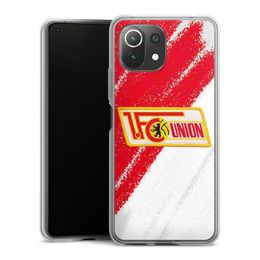 DeinDesign Xiaomi Mi 11 Lite 5G NE Handy Silikon H&uuml;lle Case transparent Handyh&uuml;lle 1. Fc Union Berlin Logo Official Licensed Product Silikon Case