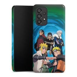 DeinDesign Galaxy A33 5G Handy Premium Case Smartphone Handyh&uuml;lle Schutzh&uuml;lle gl&auml;nzend Hokage Naruto Shippuden Official Licensed Product Premium Case