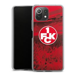 DeinDesign Xiaomi Mi 11 Lite 5G NE Handy Silikon H&uuml;lle Case transparent Handyh&uuml;lle 1. Fck 1. Fc Kaiserslautern Official Licensed Product Silikon Case