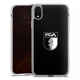 DeinDesign iPhone Xr Handy Silikon H&uuml;lle Case transparent Handyh&uuml;lle Logo Official Licensed Product Fc Augsburg Silikon Case