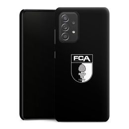 DeinDesign Galaxy A52s 5G Handy Premium Case Smartphone Handyh&uuml;lle Schutzh&uuml;lle matt Logo Official Licensed Product Fc Augsburg Premium Case