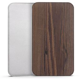 DeinDesign iPhone 16 Pro Max Handy H&uuml;lle Tasche Sleeve Socke Schutzh&uuml;lle Wooden Look Wood Nut Tree Sleeve