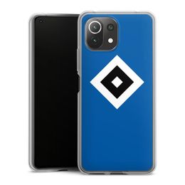 DeinDesign Xiaomi Mi 11 Lite 5G NE Handy Silikon H&uuml;lle Case transparent Handyh&uuml;lle Logo Hsv Hamburger Sv Silikon Case