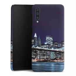 DeinDesign Galaxy A50 Handy Premium Case Smartphone Handyh&uuml;lle Schutzh&uuml;lle matt Usa Brooklyn Bridge New York Premium Case