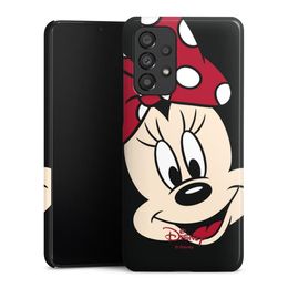 DeinDesign Galaxy A33 5G Handy Premium Case Smartphone Handyh&uuml;lle Schutzh&uuml;lle gl&auml;nzend Official Licensed Product Minnie Mouse Disney Premium Case