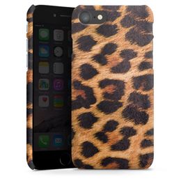 DeinDesign iPhone SE (2020) Handy Premium Case Smartphone Handyh&uuml;lle Schutzh&uuml;lle matt Animal Print Leopard Fur Premium Case