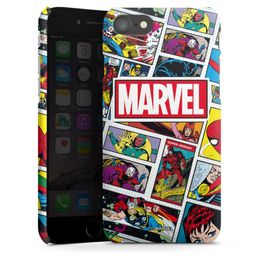 DeinDesign iPhone SE (2020) Handy Premium Case Smartphone Handyh&uuml;lle Schutzh&uuml;lle matt Muster Comic Marvel Premium Case