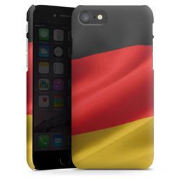 DeinDesign iPhone SE (2020) Handy Premium Case Smartphone Handyh&uuml;lle Schutzh&uuml;lle matt Flags Flag Germany Premium Case