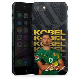 DeinDesign iPhone SE (2020) Handy Premium Case Smartphone Handyh&uuml;lle Schutzh&uuml;lle matt Borussia Dortmund Bvb Gregor Kobel Premium Case