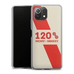 DeinDesign Xiaomi Mi 11 Lite 5G NE Handy Silikon H&uuml;lle Case transparent Handyh&uuml;lle 120 Years 1. Fsv Mainz 05 E.V. Bundesliga Silikon Case