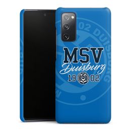 DeinDesign Galaxy S20 FE 5G Handy Premium Case Smartphone Handyh&uuml;lle Schutzh&uuml;lle matt Bundesliga Official Licensed Product Msv Duisburg Premium Case
