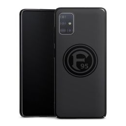 DeinDesign Galaxy A51 Handy Hard Case Schutzh&uuml;lle schwarz Smartphone Backcover F95 Fortuna D&uuml;sseldorf Logo Hard Case