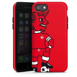 DeinDesign iPhone SE (2020) Handy Panzer Handyh&uuml;lle robuste Outdoor H&uuml;lle Schutzh&uuml;lle gl&auml;nzend 1. Fc Kaiserslautern Official Licensed Product Soccer Tough Case
