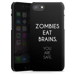 DeinDesign iPhone SE (2020) Handy Premium Case Smartphone Handyh&uuml;lle Schutzh&uuml;lle matt Funny Zombie Statement Premium Case