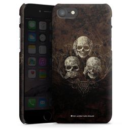 DeinDesign iPhone SE (2020) Handy Premium Case Smartphone Handyh&uuml;lle Schutzh&uuml;lle matt Gothic Skulls Art Premium Case