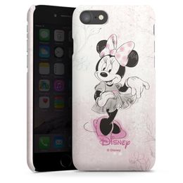 DeinDesign iPhone SE (2020) Handy Premium Case Smartphone Handyh&uuml;lle Schutzh&uuml;lle matt Minnie Mouse Vintage Disney Premium Case