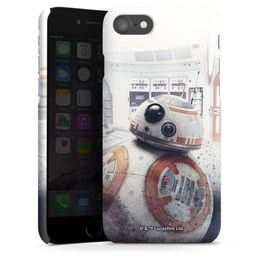 DeinDesign iPhone SE (2020) Handy Premium Case Smartphone Handyh&uuml;lle Schutzh&uuml;lle matt Star Wars Robot Merchandise Premium Case