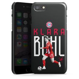 DeinDesign iPhone SE (2020) Handy Premium Case Smartphone Handyh&uuml;lle Schutzh&uuml;lle gl&auml;nzend Fc Bayern M&uuml;nchen Klara B&uuml;hl Official Licensed Product Premium Case
