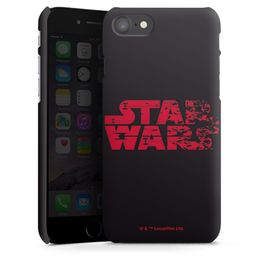 DeinDesign iPhone SE (2020) Handy Premium Case Smartphone Handyh&uuml;lle Schutzh&uuml;lle matt Star Wars Logo Merchandise Premium Case
