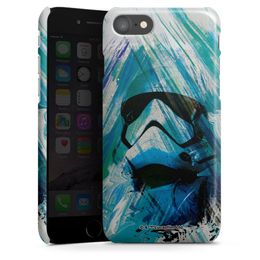 DeinDesign iPhone SE (2020) Handy Premium Case Smartphone Handyh&uuml;lle Schutzh&uuml;lle gl&auml;nzend Colourful Star Wars Stormtrooper Premium Case