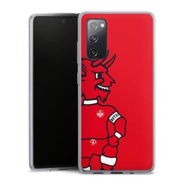 DeinDesign Galaxy S20 FE 5G Handy Silikon H&uuml;lle Case transparent Handyh&uuml;lle 1. Fc Kaiserslautern Official Licensed Product Soccer Silikon Case