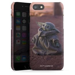 DeinDesign iPhone SE (2020) Handy Premium Case Smartphone Handyh&uuml;lle Schutzh&uuml;lle matt Baby Yoda Star Wars The Child Premium Case