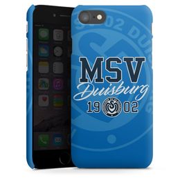 DeinDesign iPhone SE (2020) Handy Premium Case Smartphone Handyh&uuml;lle Schutzh&uuml;lle matt Bundesliga Official Licensed Product Msv Duisburg Premium Case