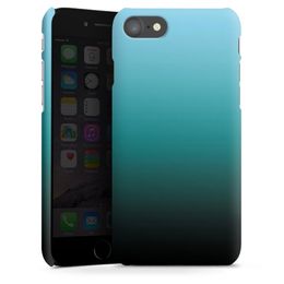 DeinDesign iPhone SE (2020) Handy Premium Case Smartphone Handyh&uuml;lle Schutzh&uuml;lle matt Two-Tone Ombre Black Premium Case