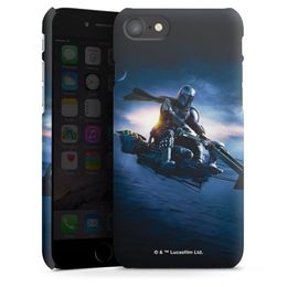 DeinDesign iPhone SE (2022) Handy Premium Case Smartphone Handyh&uuml;lle Schutzh&uuml;lle matt Star Wars Merchandise The Mandalorian Premium Case
