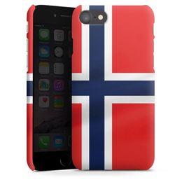 DeinDesign iPhone SE (2020) Handy Premium Case Smartphone Handyh&uuml;lle Schutzh&uuml;lle matt Flag Norway Flags Premium Case