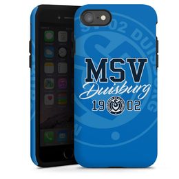 DeinDesign iPhone SE (2020) Handy Panzer Handyh&uuml;lle robuste Outdoor H&uuml;lle Schutzh&uuml;lle matt Bundesliga Official Licensed Product Msv Duisburg Tough Case