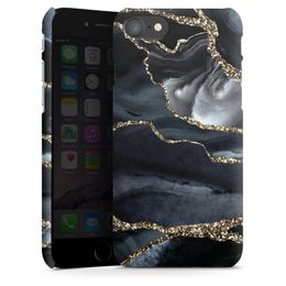 DeinDesign iPhone SE (2020) Handy Premium Case Smartphone Handyh&uuml;lle Schutzh&uuml;lle matt Trends Glitzer Marble Premium Case