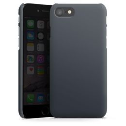 DeinDesign iPhone SE (2020) Handy Premium Case Smartphone Handyh&uuml;lle Schutzh&uuml;lle matt Anthracite Unicoloured Grey Premium Case