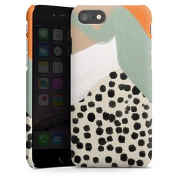 DeinDesign iPhone SE (2020) Handy Premium Case Smartphone Handyh&uuml;lle Schutzh&uuml;lle matt Abstract Kunst Boho Premium Case
