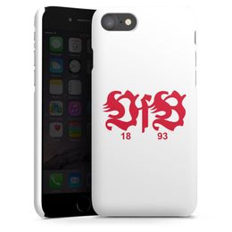 DeinDesign iPhone SE (2020) Handy Premium Case Smartphone Handyh&uuml;lle Schutzh&uuml;lle gl&auml;nzend Vfb Stuttgart Lettering Official Licensed Product Premium Case
