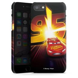 DeinDesign iPhone SE (2020) Handy Premium Case Smartphone Handyh&uuml;lle Schutzh&uuml;lle matt Cars Lightning Mcqueen 95 Official Licensed Product Premium Case