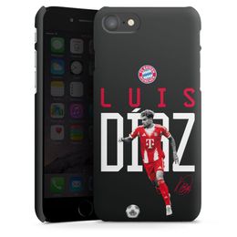 DeinDesign iPhone SE (2020) Handy Premium Case Smartphone Handyh&uuml;lle Schutzh&uuml;lle matt Official Licensed Product Fc Bayern M&uuml;nchen Luis Diaz Premium Case