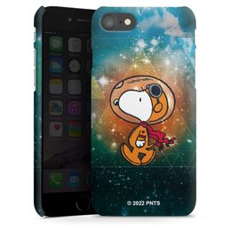 DeinDesign iPhone SE (2022) Handy Premium Case Smartphone Handyh&uuml;lle Schutzh&uuml;lle matt Official Licensed Product Astronaut Snoopy Premium Case