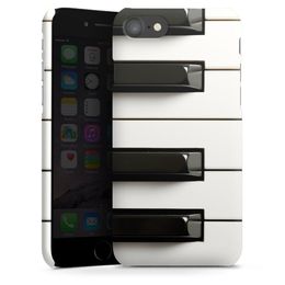 DeinDesign iPhone SE (2020) Handy Premium Case Smartphone Handyh&uuml;lle Schutzh&uuml;lle matt Piano Music Klavier Premium Case