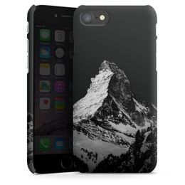 DeinDesign iPhone SE (2020) Handy Premium Case Smartphone Handyh&uuml;lle Schutzh&uuml;lle matt Snow Mountain Mountain Top Premium Case
