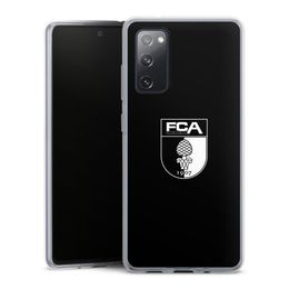 DeinDesign Galaxy S20 FE Handy Silikon H&uuml;lle Case transparent Handyh&uuml;lle Logo Official Licensed Product Fc Augsburg Silikon Case