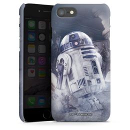 DeinDesign iPhone SE (2020) Handy Premium Case Smartphone Handyh&uuml;lle Schutzh&uuml;lle matt Star Wars Merchandise Robot Premium Case