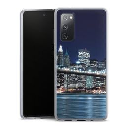 DeinDesign Galaxy S20 FE 5G Handy Silikon H&uuml;lle Case transparent Handyh&uuml;lle New York Usa Brooklyn Bridge Silikon Case
