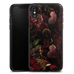 DeinDesign iPhone X Handy Silikon H&uuml;lle Case schwarz Handyh&uuml;lle Flowers Meadow Utart