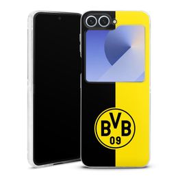DeinDesign Galaxy Z Flip 7 FE Handy Hard Case Schutzh&uuml;lle transparent Smartphone Handy H&uuml;lle Coat Of Arms Borussia Dortmund Bvb Hard Case