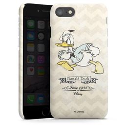 DeinDesign iPhone SE (2020) Handy Premium Case Smartphone Handyh&uuml;lle Schutzh&uuml;lle matt Disney Donuld Duck Vintage Official Licensed Product Premium Case