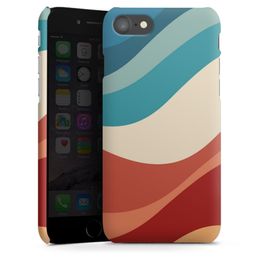 DeinDesign iPhone SE (2020) Handy Premium Case Smartphone Handyh&uuml;lle Schutzh&uuml;lle matt Colour Wave Ombre Premium Case
