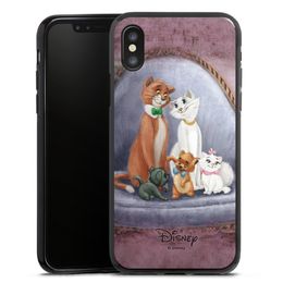 DeinDesign iPhone X Handy Silikon H&uuml;lle Case schwarz Handyh&uuml;lle Disney Official Licensed Product Aristocats
